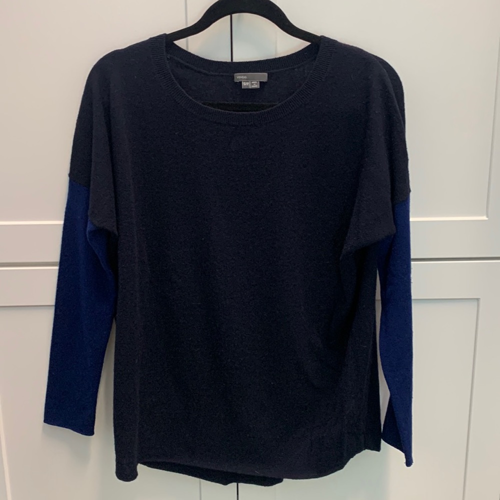 Vince Wool/Cashmere Boxy Sweater - Gem